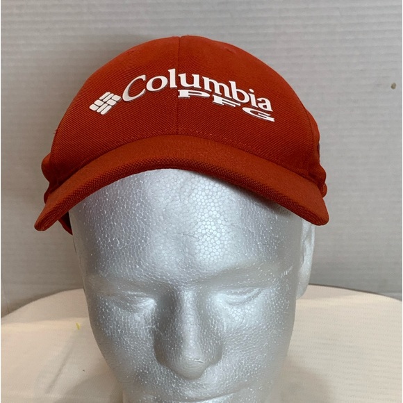 Columbia | Accessories | Columbia Pfg Flexfit Logo Hat Brunt Orange ...
